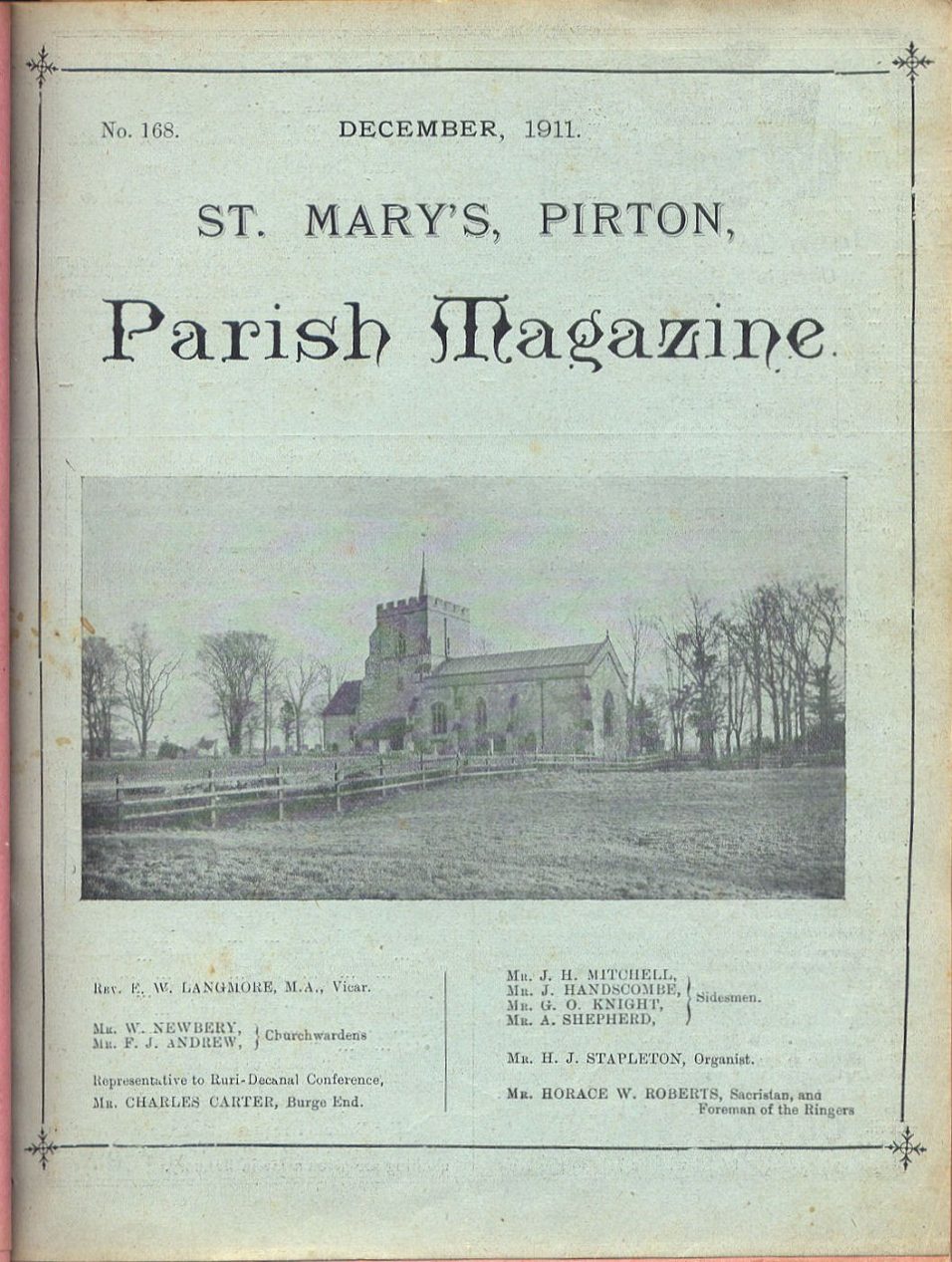 Parish Magazine 1911-1918 - Pirton Local History Group